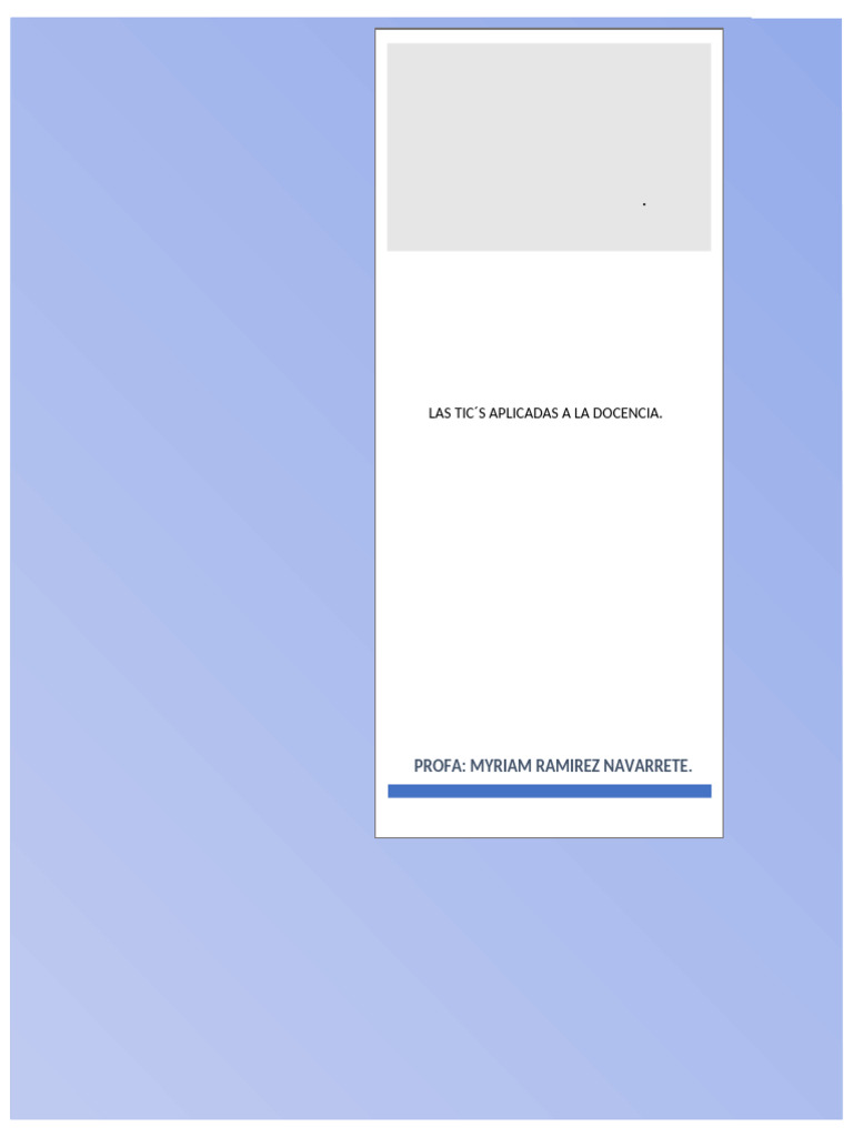Tarea Maestria Tics Myriam | PDF | Enseñando | Tecnología de información y comunicaciones