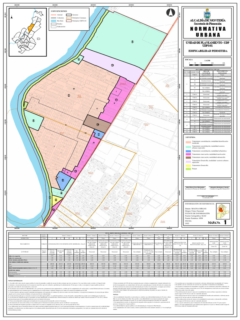 UDP - 8-01 - EDIFICABILIDAD Monteria | PDF