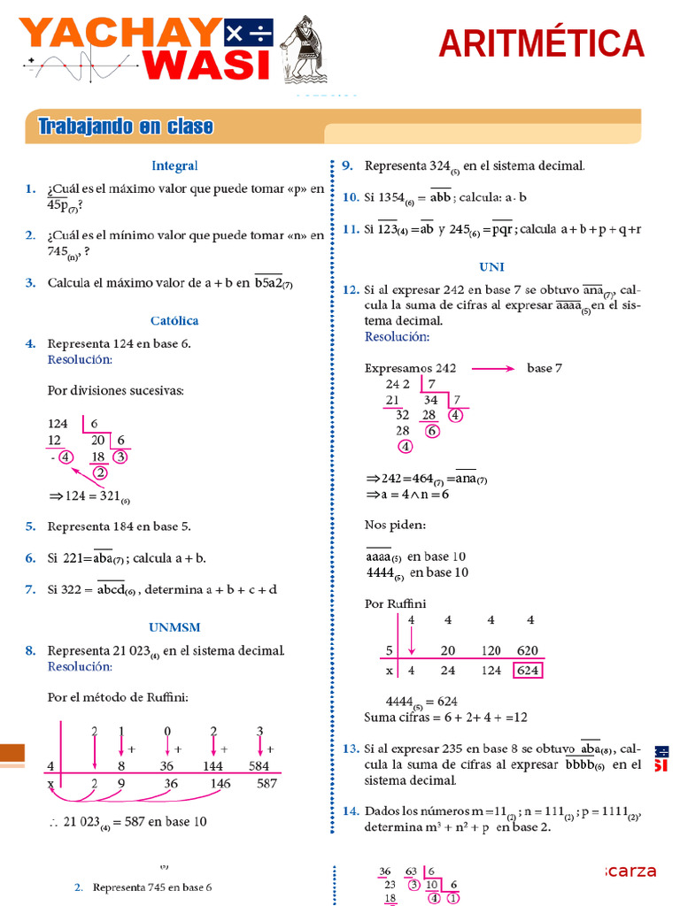 Refuerzo Matema. | PDF