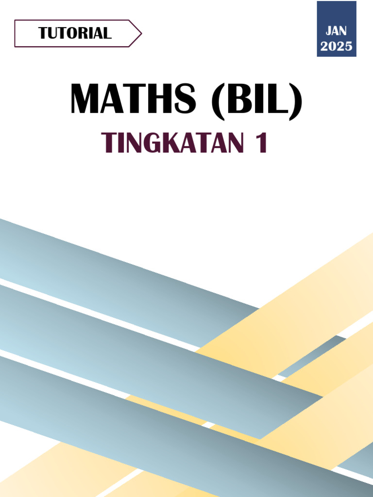 T1 Bab 1 - Tutorial | PDF