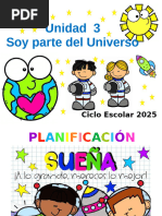 Planificación: Soy Parte del Universo | PDF | Educación de la primera ...