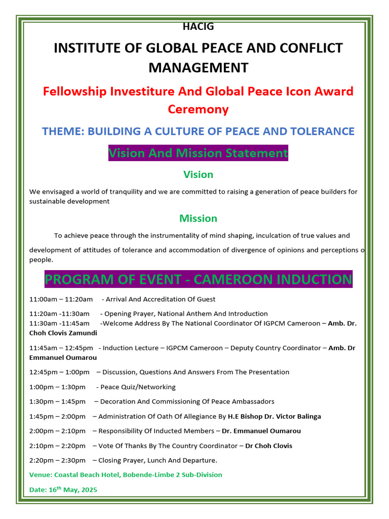 Induction Program | PDF