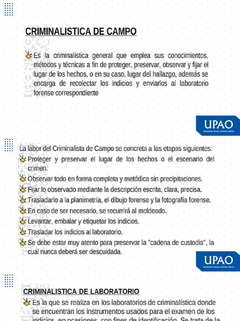 Semana 01 - Criminalística | PDF