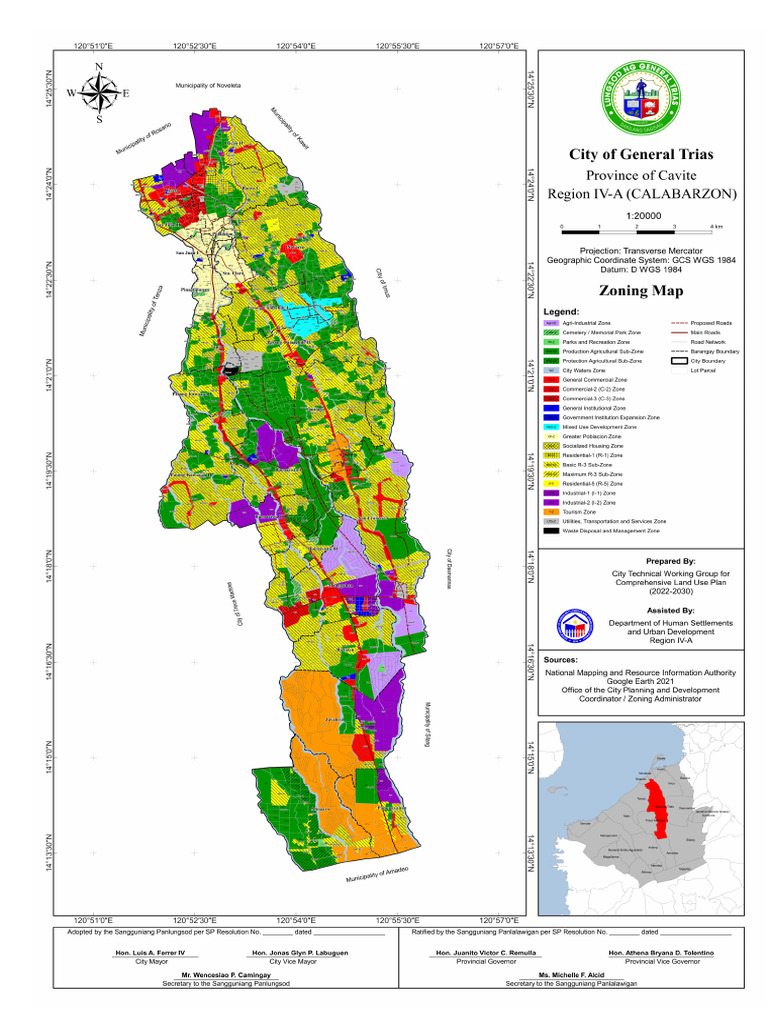 Zoning Map of GenTri | PDF