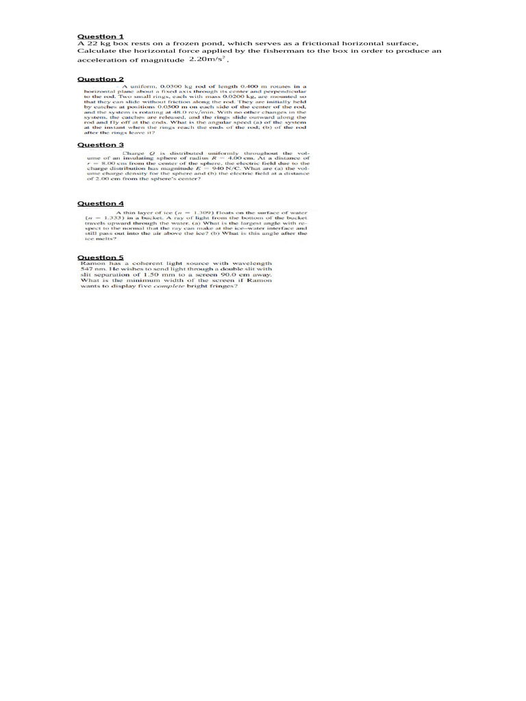 Physics - Set 1 | PDF