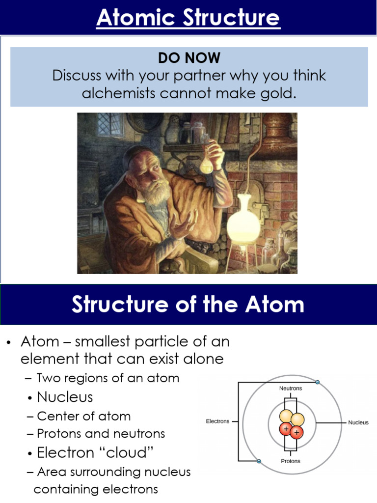 Unit 4 3 Lesson 3 Atomic Structure | PDF | Ion | Atoms