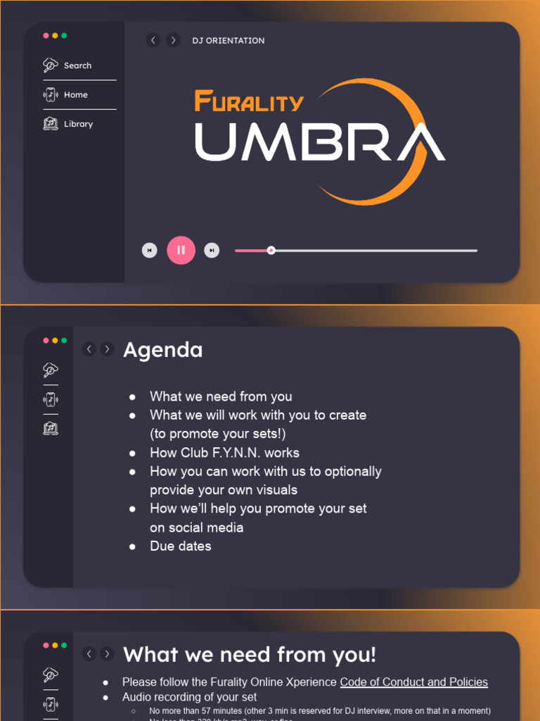 Furality Umbra DJ Orientation - V2 | PDF | Software | Computing