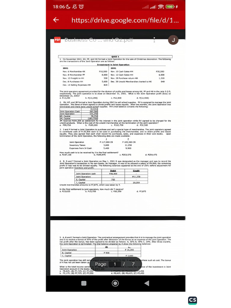 Quiz-1-and-2-BUSCOM | PDF