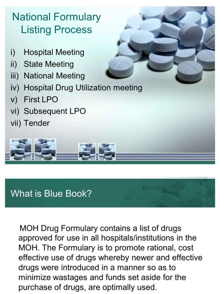 National Formulary Listing Process | PDF