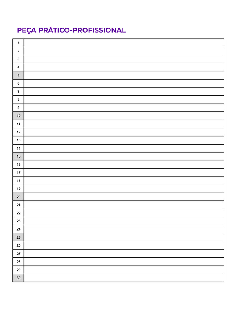 Modelo de folha padrão FGV | PDF