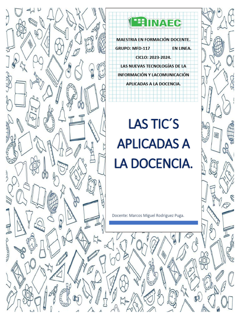 MFD-117 Marcos Miguel Rodriguez Puga | PDF | Enseñando | Tecnología de ...