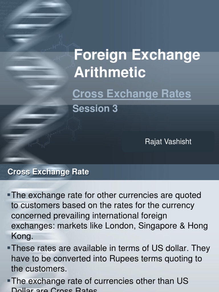 Cross Exchange Rates Explained | PDF | Exchange Rate | Swiss Franc