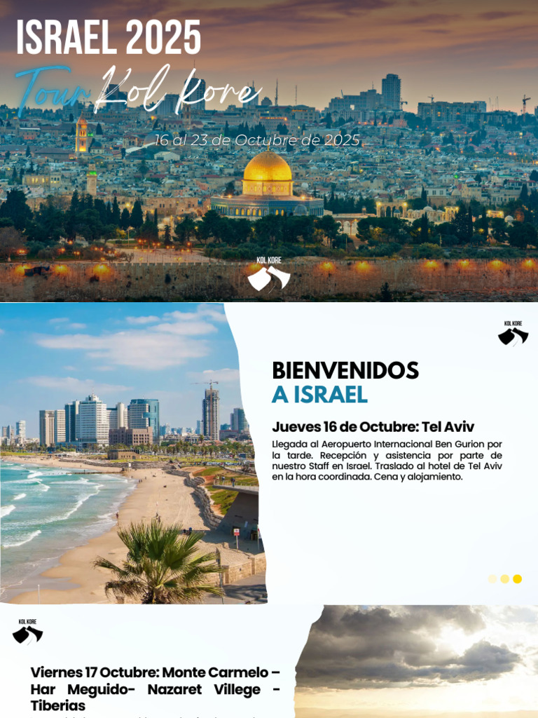 Israel 2025 - Kol Kore | PDF | Jerusalén | Jesús