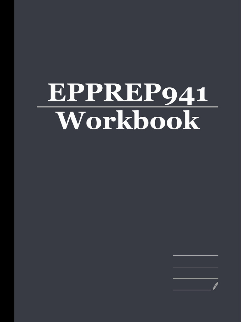EPPREP941 Workbook | PDF | Redox | Chemical Elements