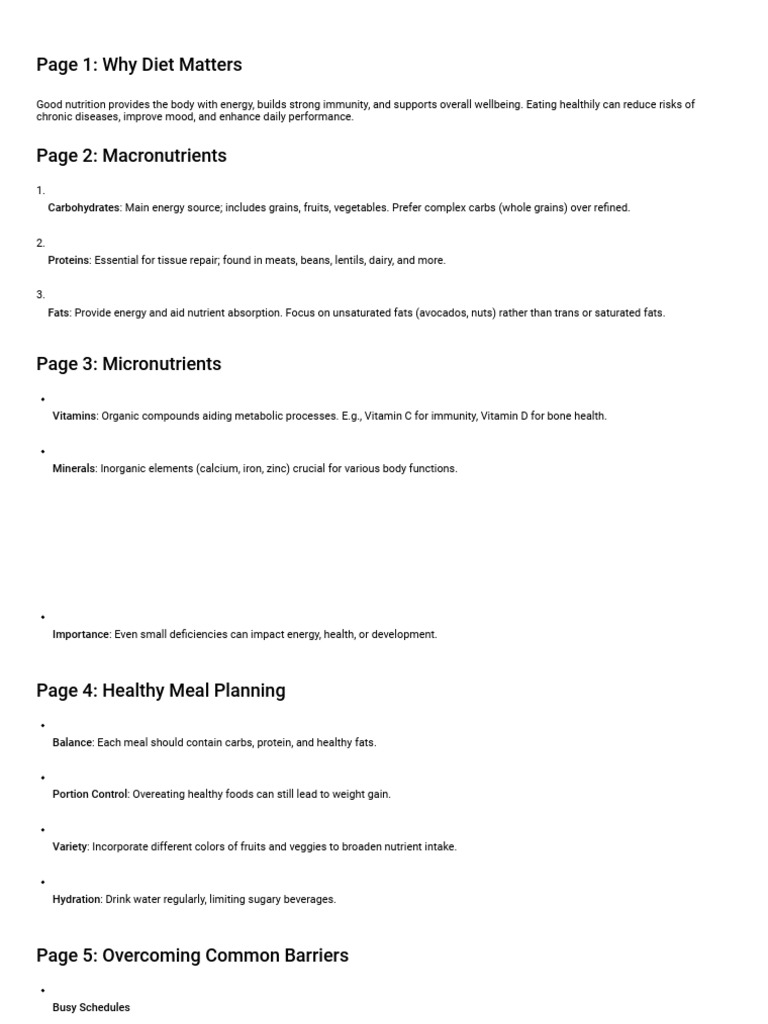 Essential Guide to Healthy Eating | PDF