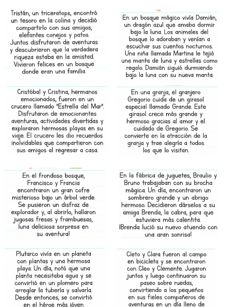 Lecturas para La Caligrafia 2 Semanas | PDF