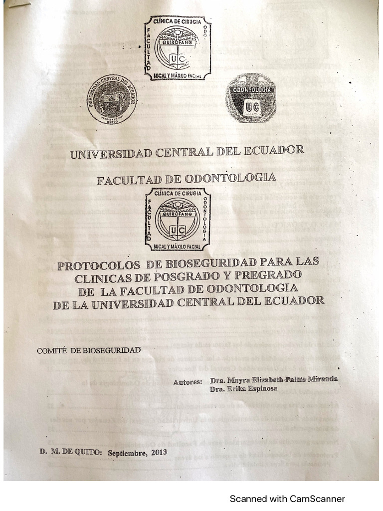 Manual de Bioseguridad UCE | PDF