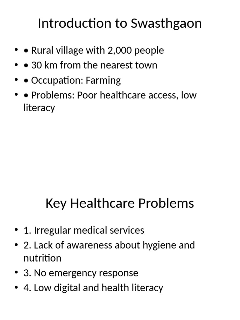 SwasthyaSetu Healthcare Solution-2 | PDF