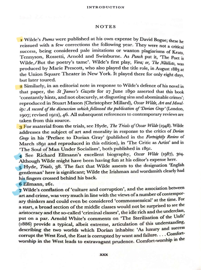 Notes - Dorian Gray (My Storage) | PDF