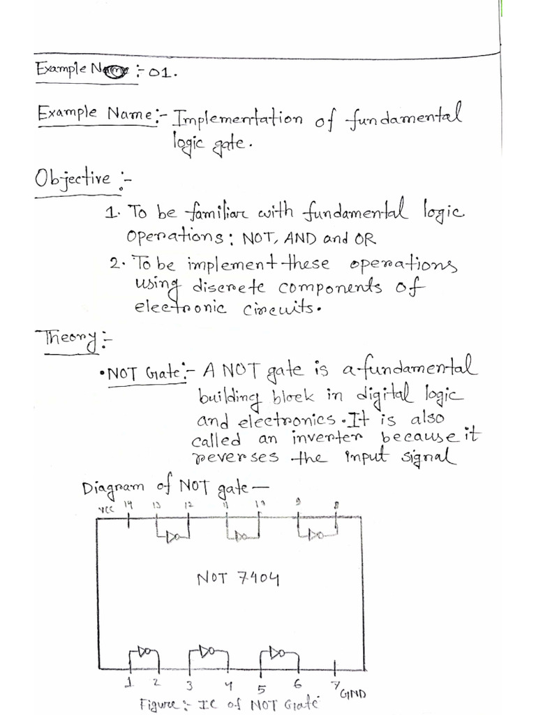DLD Lab Report -01 | PDF