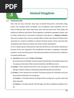 Animal Kingdom NCERT | PDF