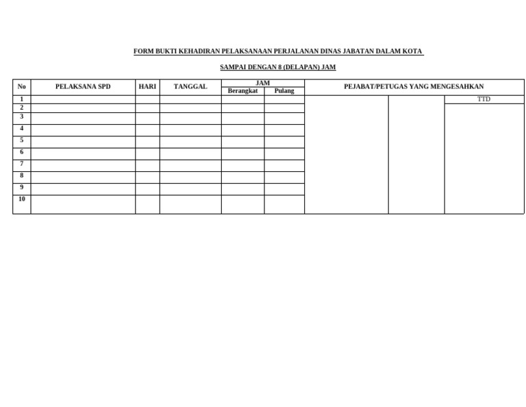 Form 8 Jam | PDF