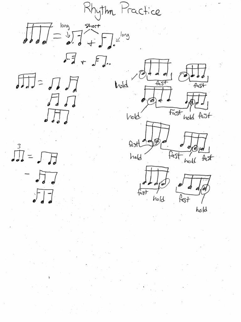 Rhythm Practice Guide | PDF