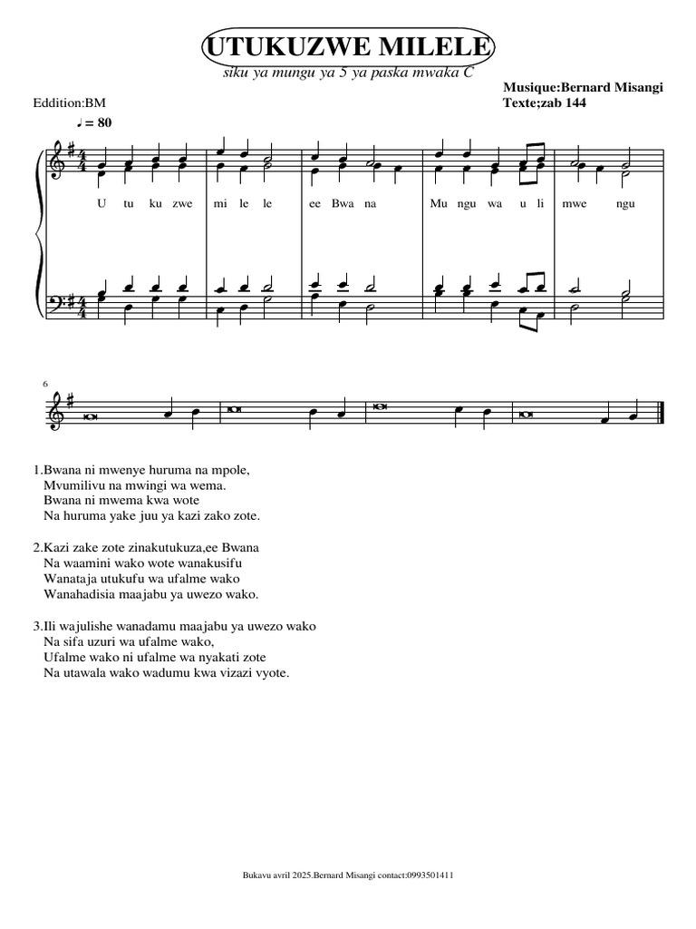 Utukuzwe Milele | PDF