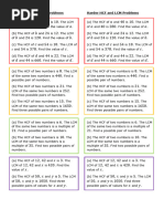 HCF and LCM Questions for Class 6 | PDF
