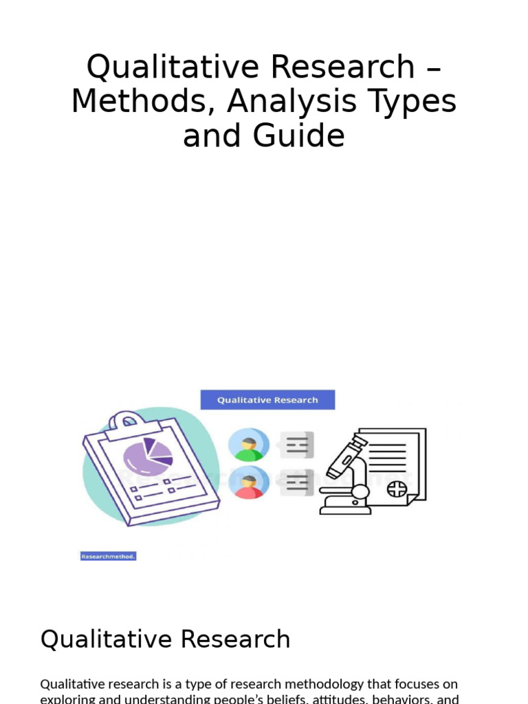 Analysis and Methods - Qualitative | PDF | Qualitative Research | Methodology
