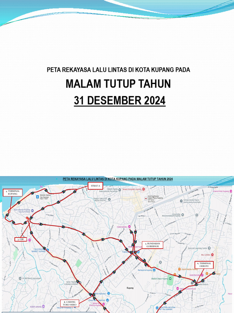 Peta Rute Tutup Tahun Baru 2025 XXXX3 | PDF