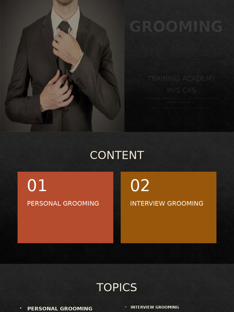 Grooming - PPT - 24-25 Updated | PDF | Skin Care | Hygiene