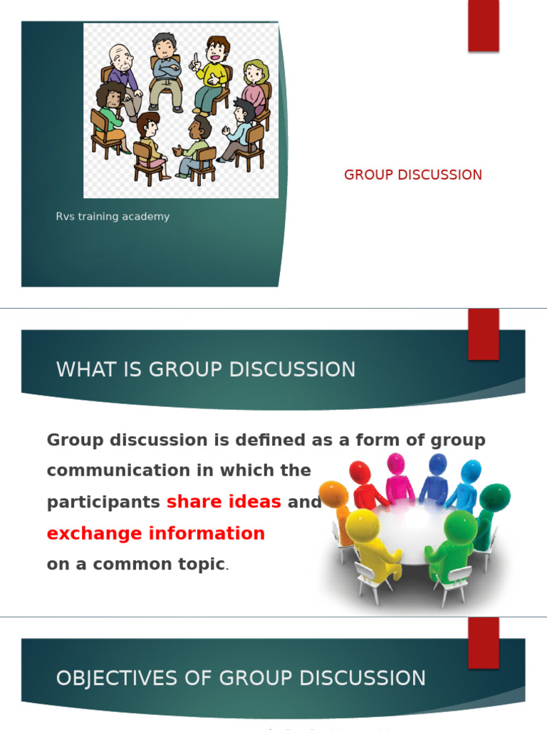 GROUP DISCUSSION Presentation | PDF | Communication | Body Language