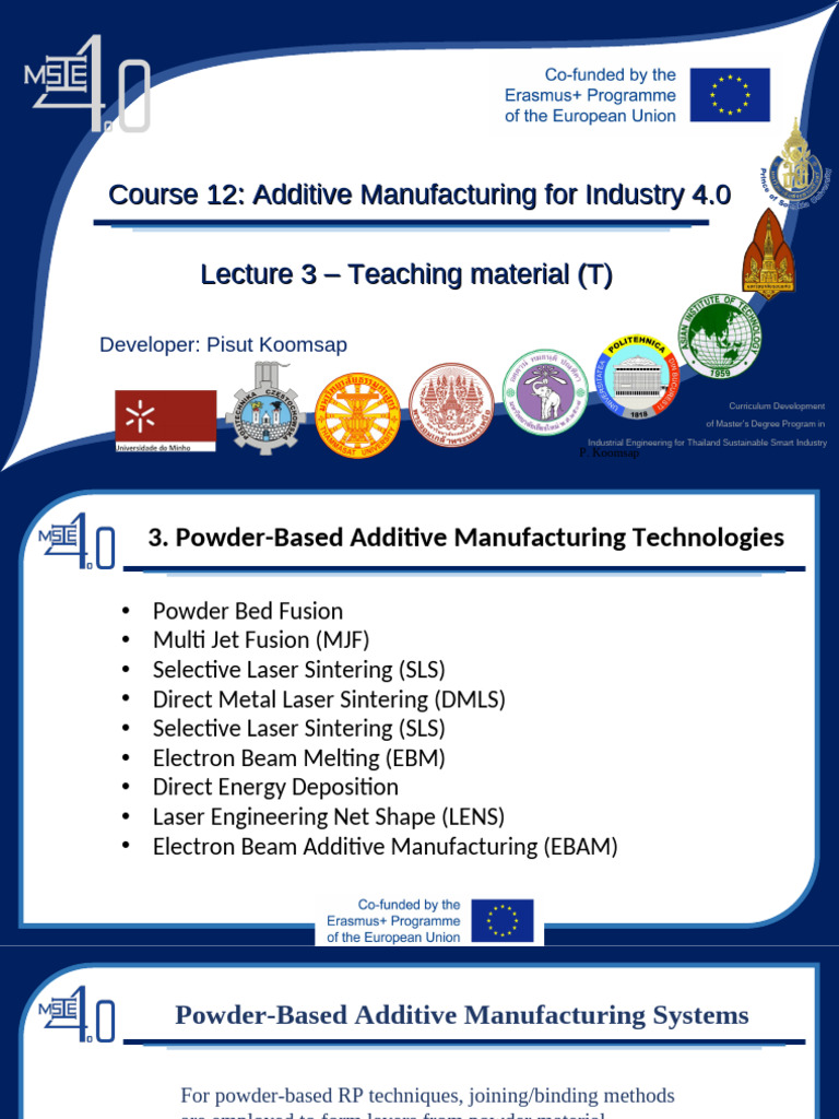Additive Manufacturing in Industrial Engineering | PDF | 3 D Printing ...