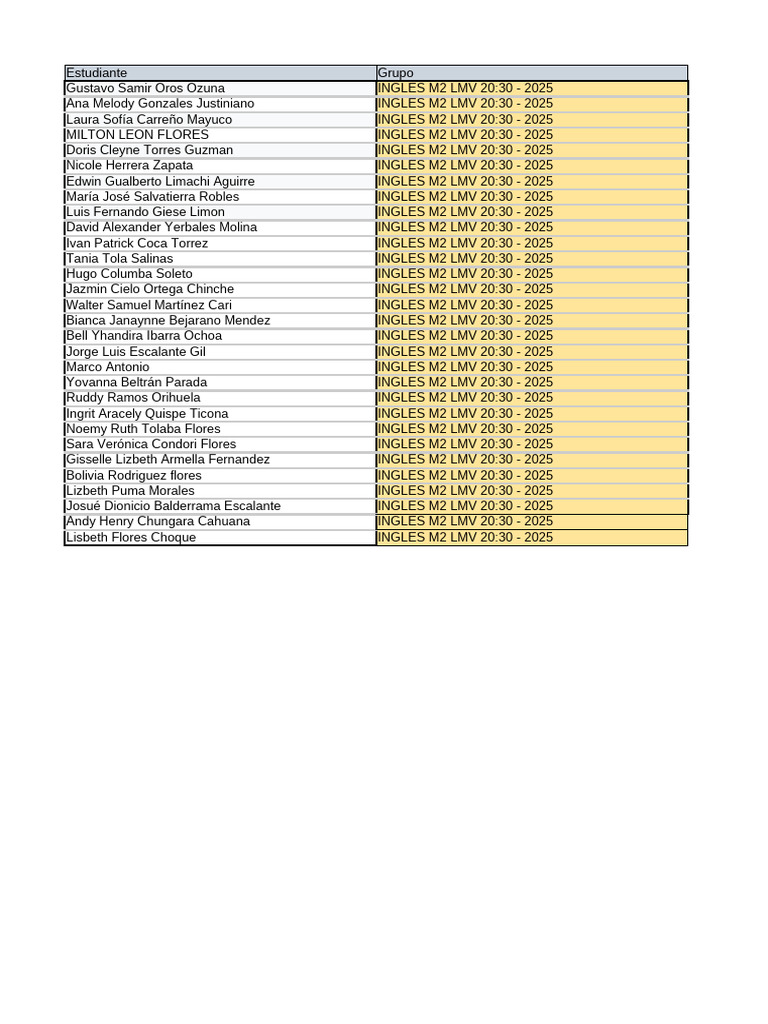 Ingles m2 LMV - 2025 | PDF