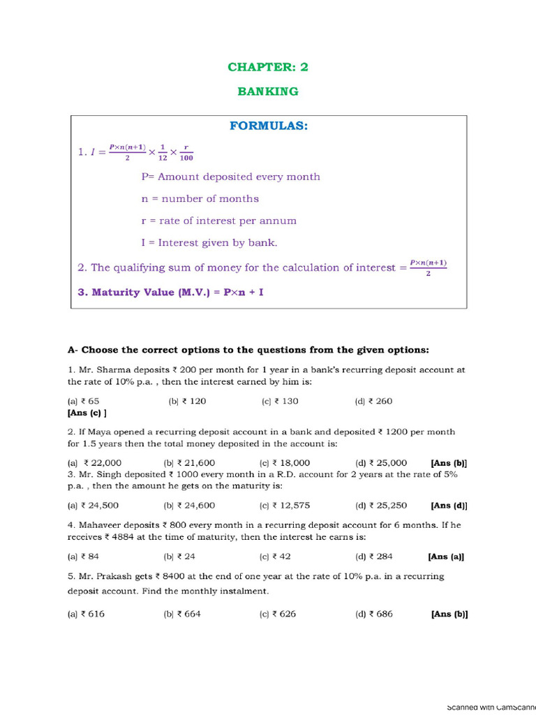 Banking (2) DPS | PDF