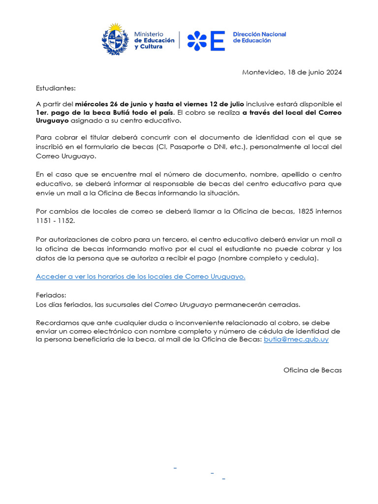 Nota Informativa | PDF