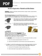 Beaks of Finches Lab Activity Guide | PDF | Ecological Niche | Birds