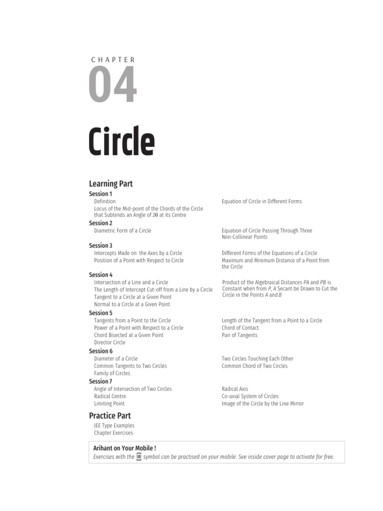 Circles Ari | PDF | Circle | Elementary Geometry