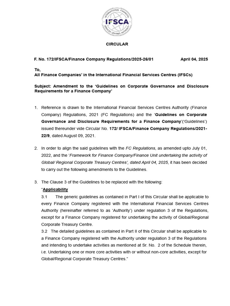 03 Amendatory Circular CG Guidelines04042025060914 | PDF | Justice ...