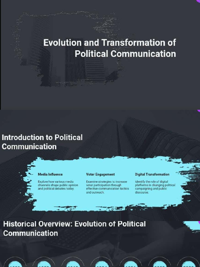 Evolution and Transformation of Political Communication. | PDF