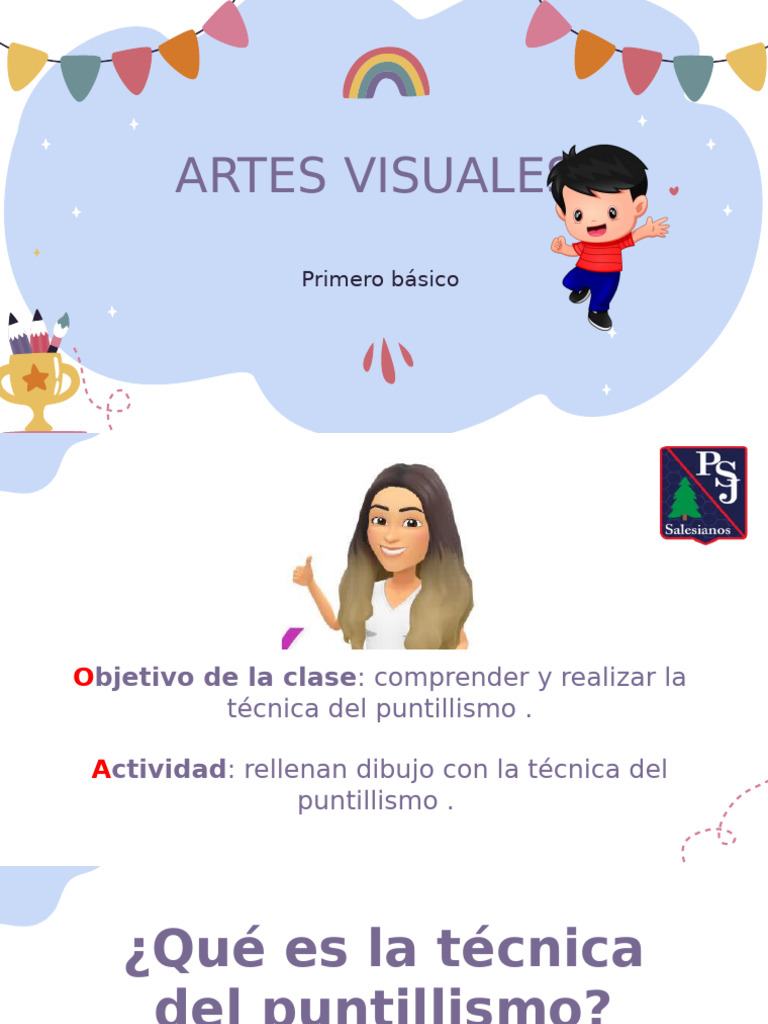 Clase 7 Art. Visuales Tecnica Del Puntillismo | PDF
