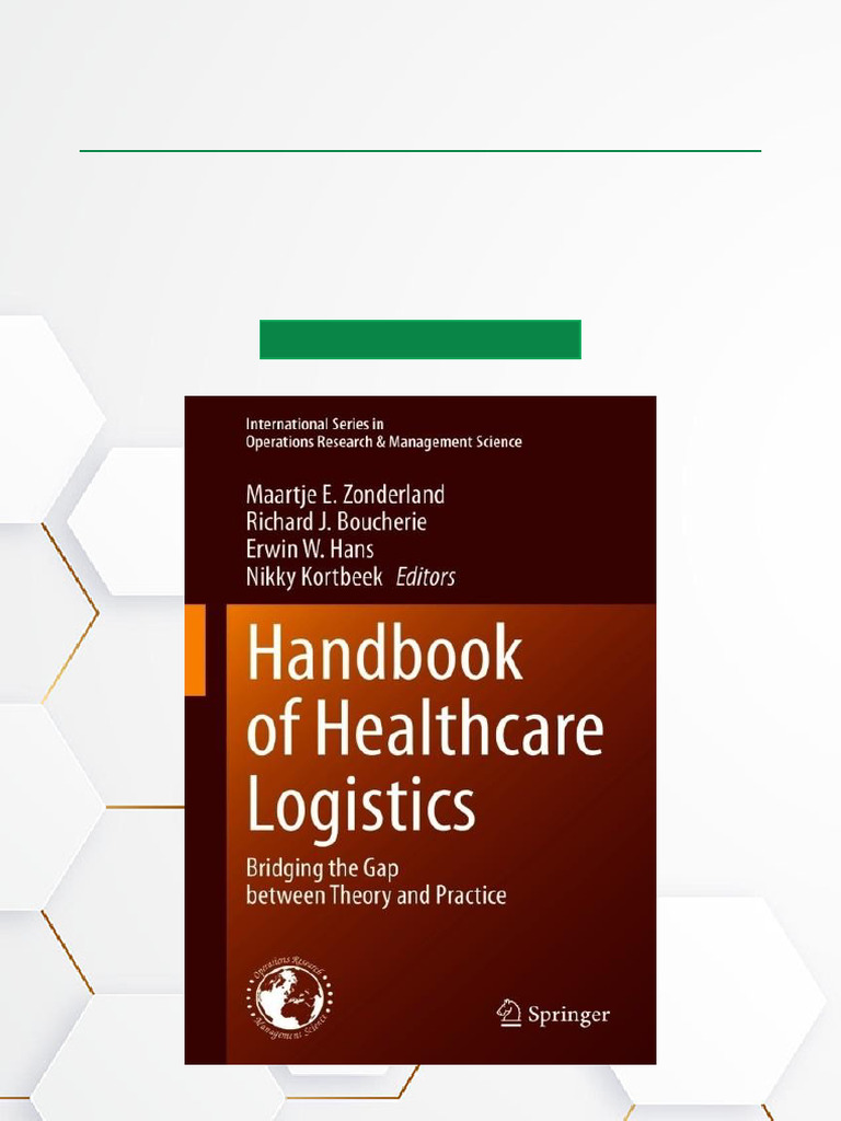 Healthcare Logistics Optimization Handbook | PDF | Knowledge ...