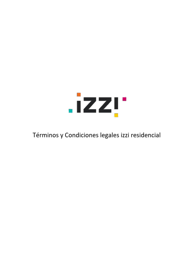 Condiciones para contratar izzi servicios | PDF | Internet | Tarjeta de ...
