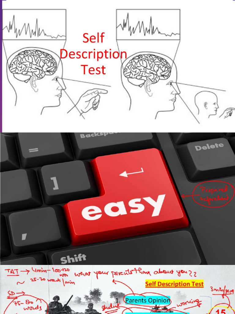 Live-Class-Self-Description-Test SDT | PDF