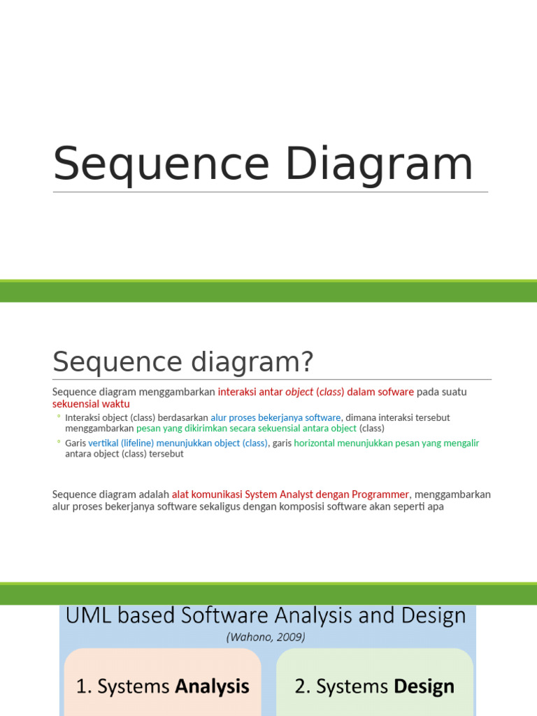 Pertemuan 7. Sequence Diagram | PDF