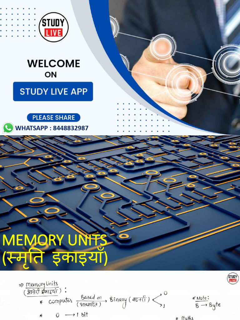 Memory Units in Computers Explained | PDF