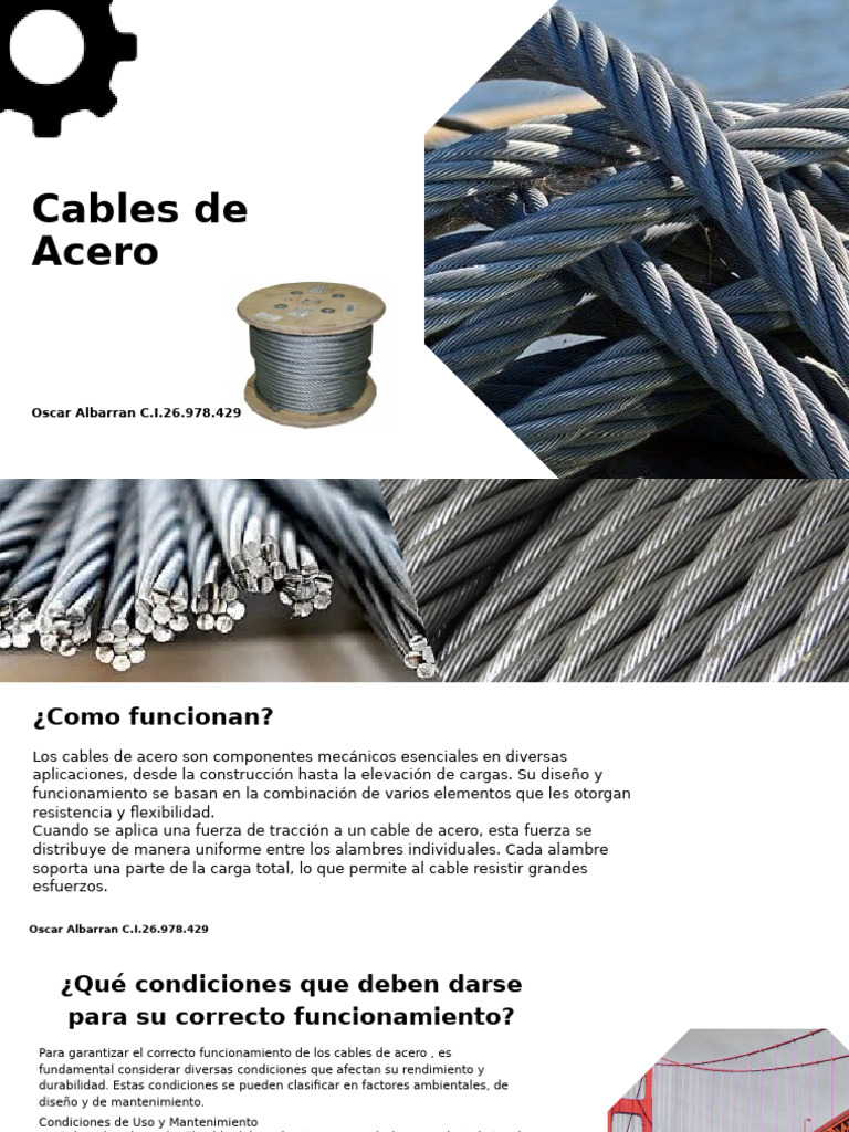 Cables de Acero | PDF | Acero | Corrosión