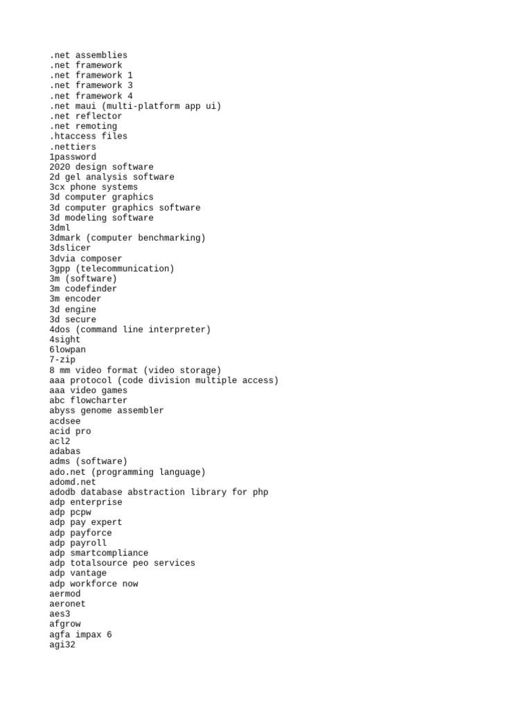 Software Skills Lowercase | PDF | Arc Gis | Autodesk
