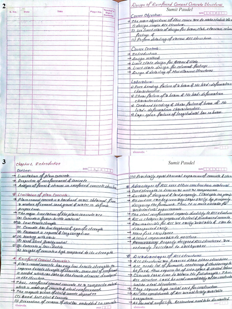 Design of RCC Structures | PDF